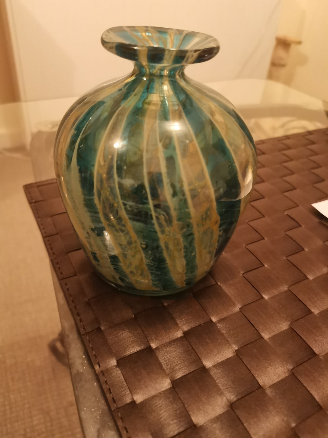 Mdina Glass Malta MCM Vase Collectible Handblown Glass - Etsy