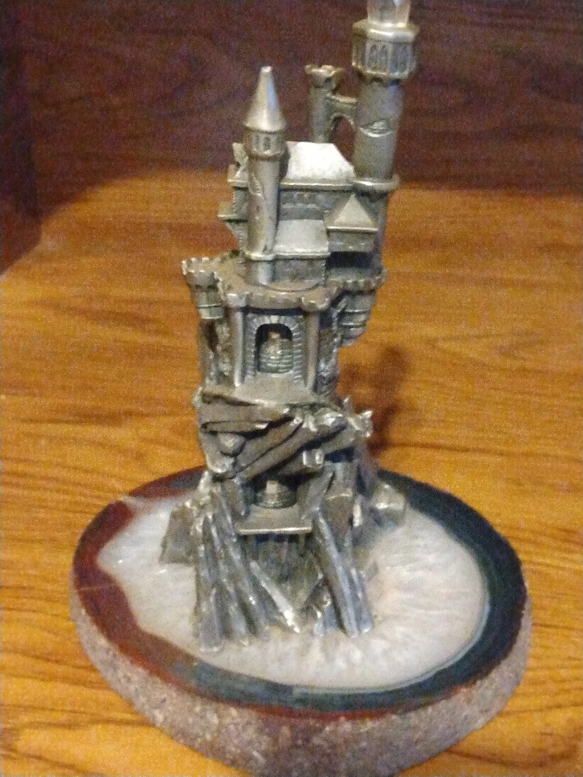 Large Pewter Castle by Hudson - Etsy