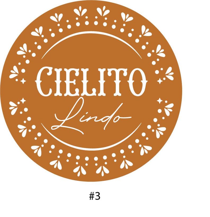 Custom Cielito Lindo Stickers. Recuerdos Para Cumpleaños Y Bautizos. - Etsy
