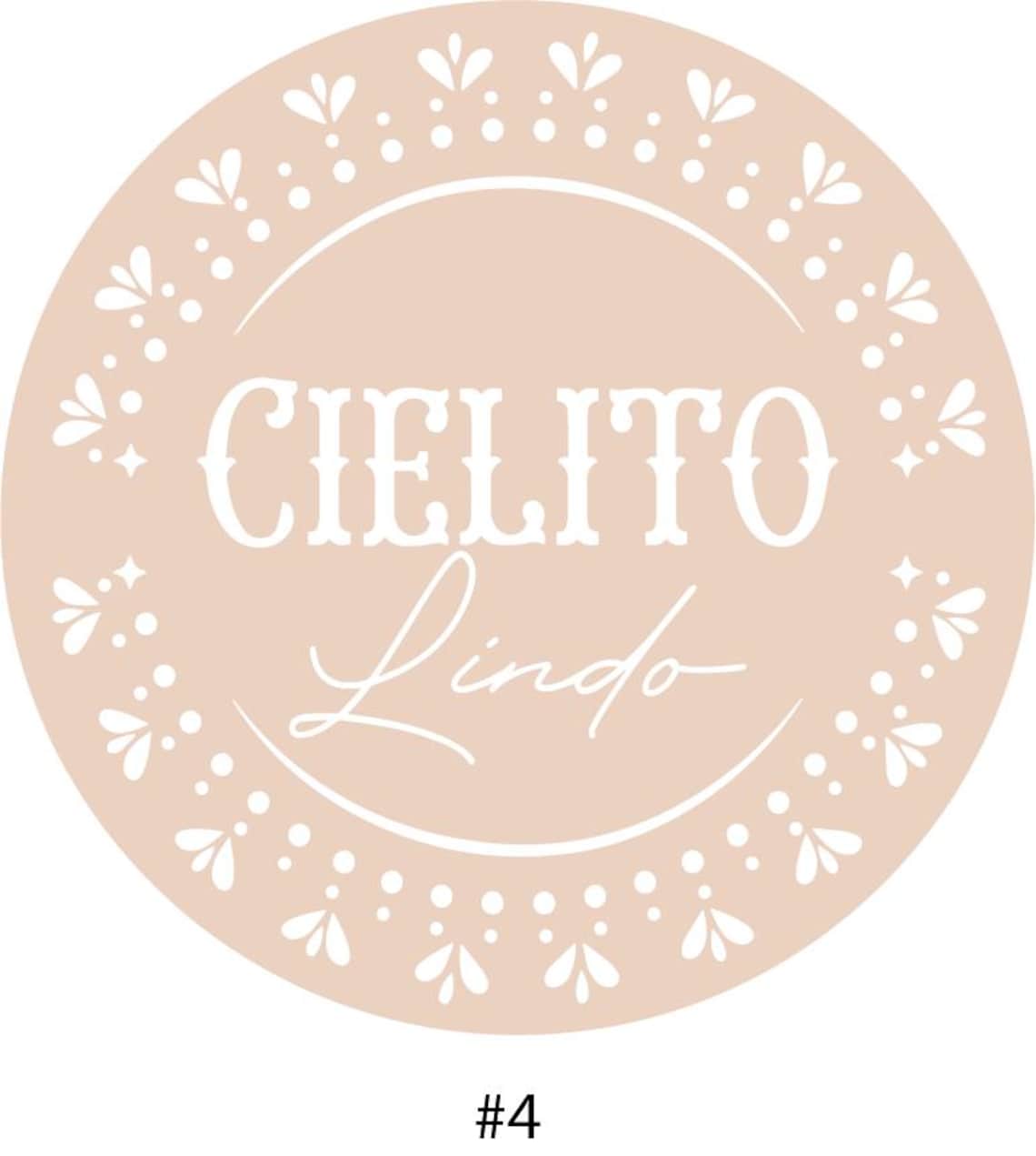 Custom Cielito Lindo Stickers. Recuerdos Para Cumpleaños Y Bautizos. - Etsy