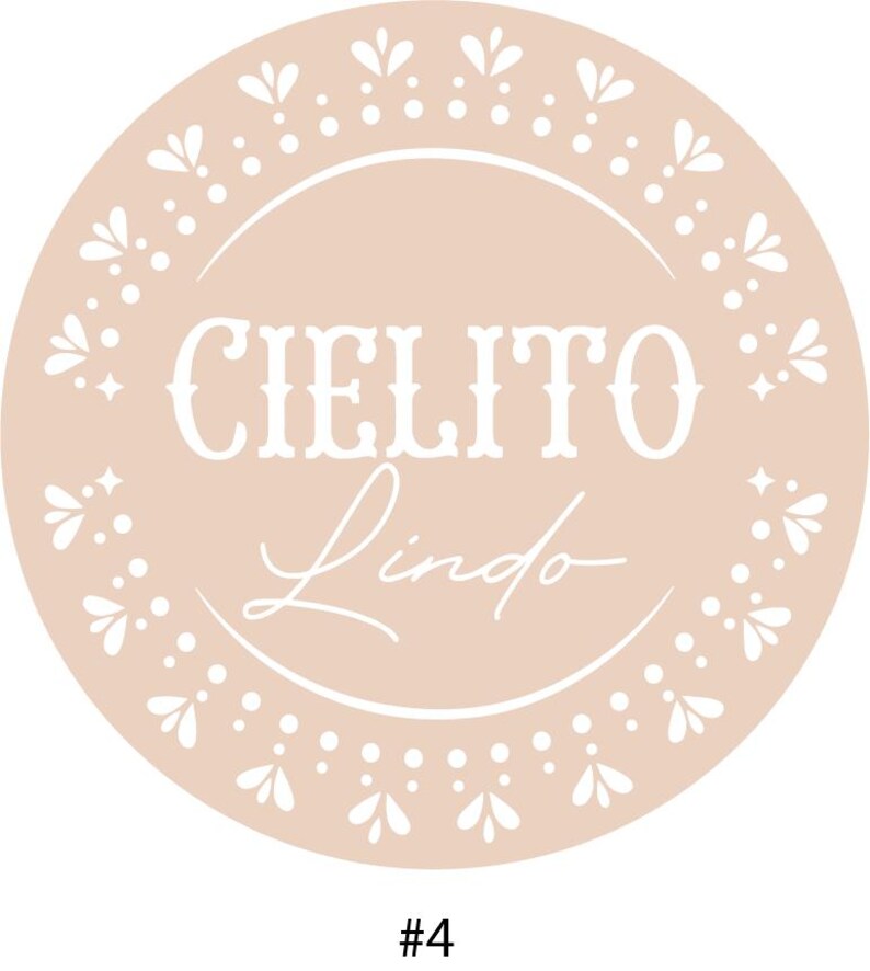 Custom Cielito Lindo Stickers. Recuerdos Para Cumpleaños Y Bautizos. - Etsy