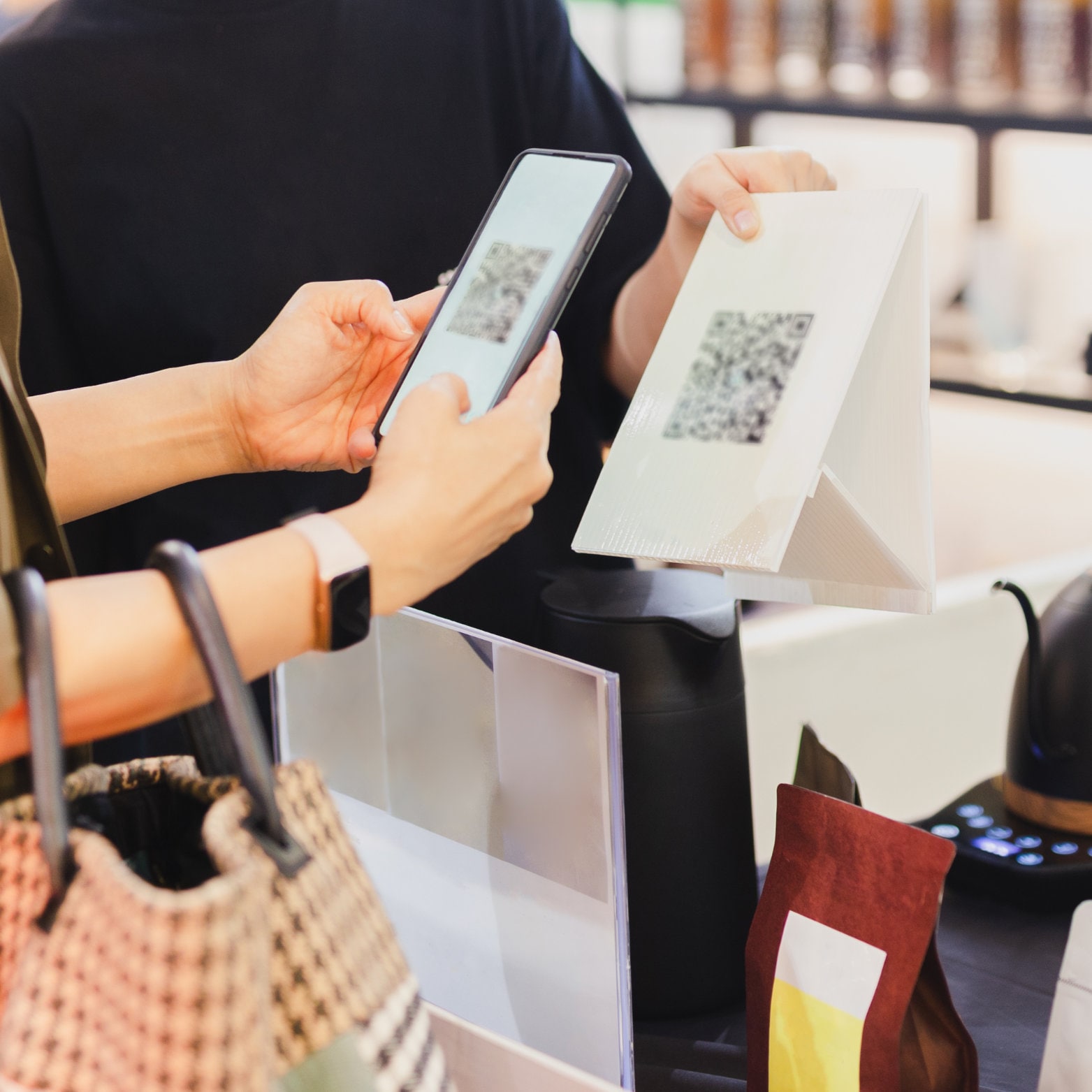 Custom QR Code Sticker Label | Vinyl Decals | Effortless Scan to Pay ...