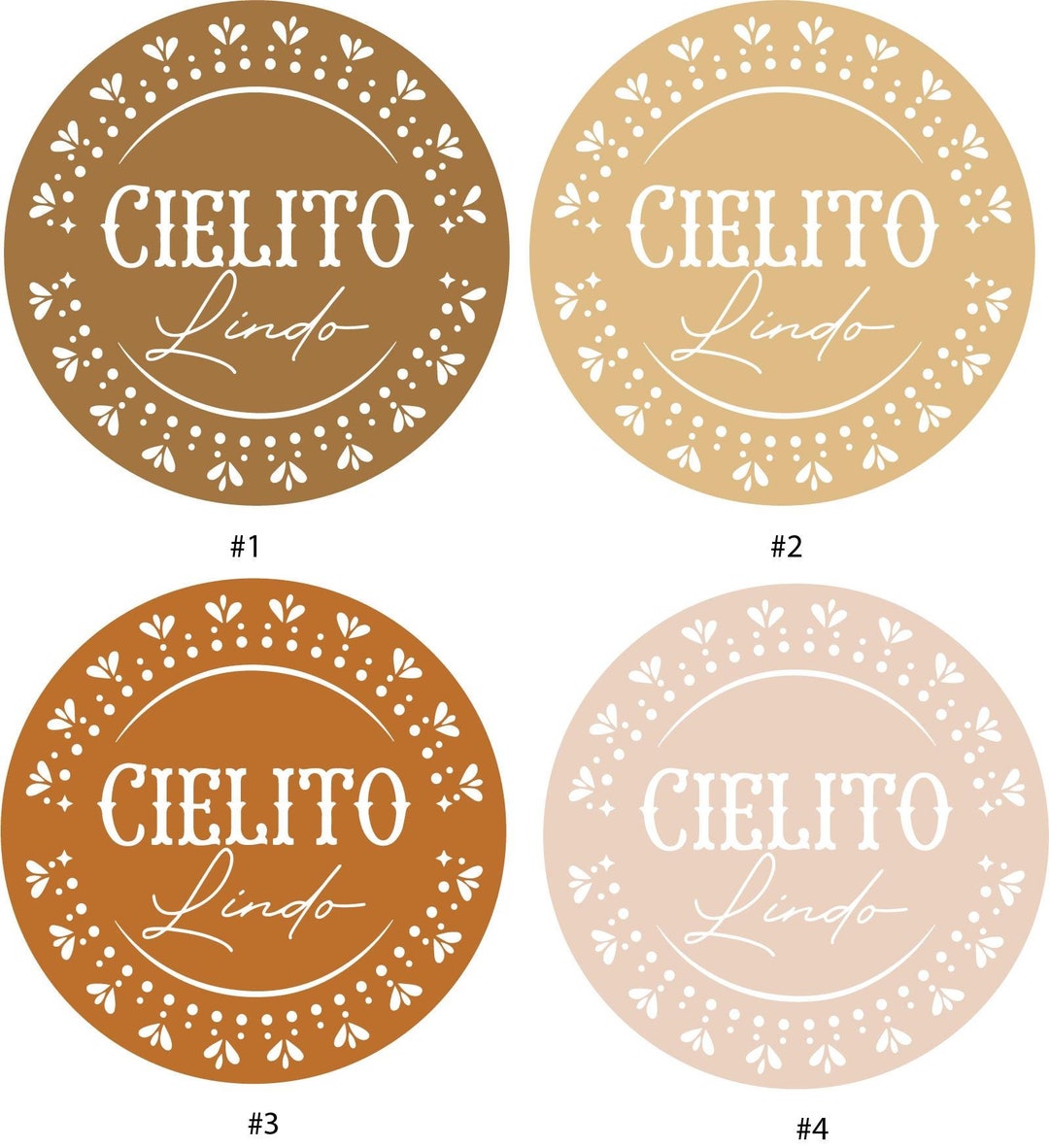 Custom Cielito Lindo Stickers. Recuerdos Para Cumpleaños Y Bautizos. - Etsy