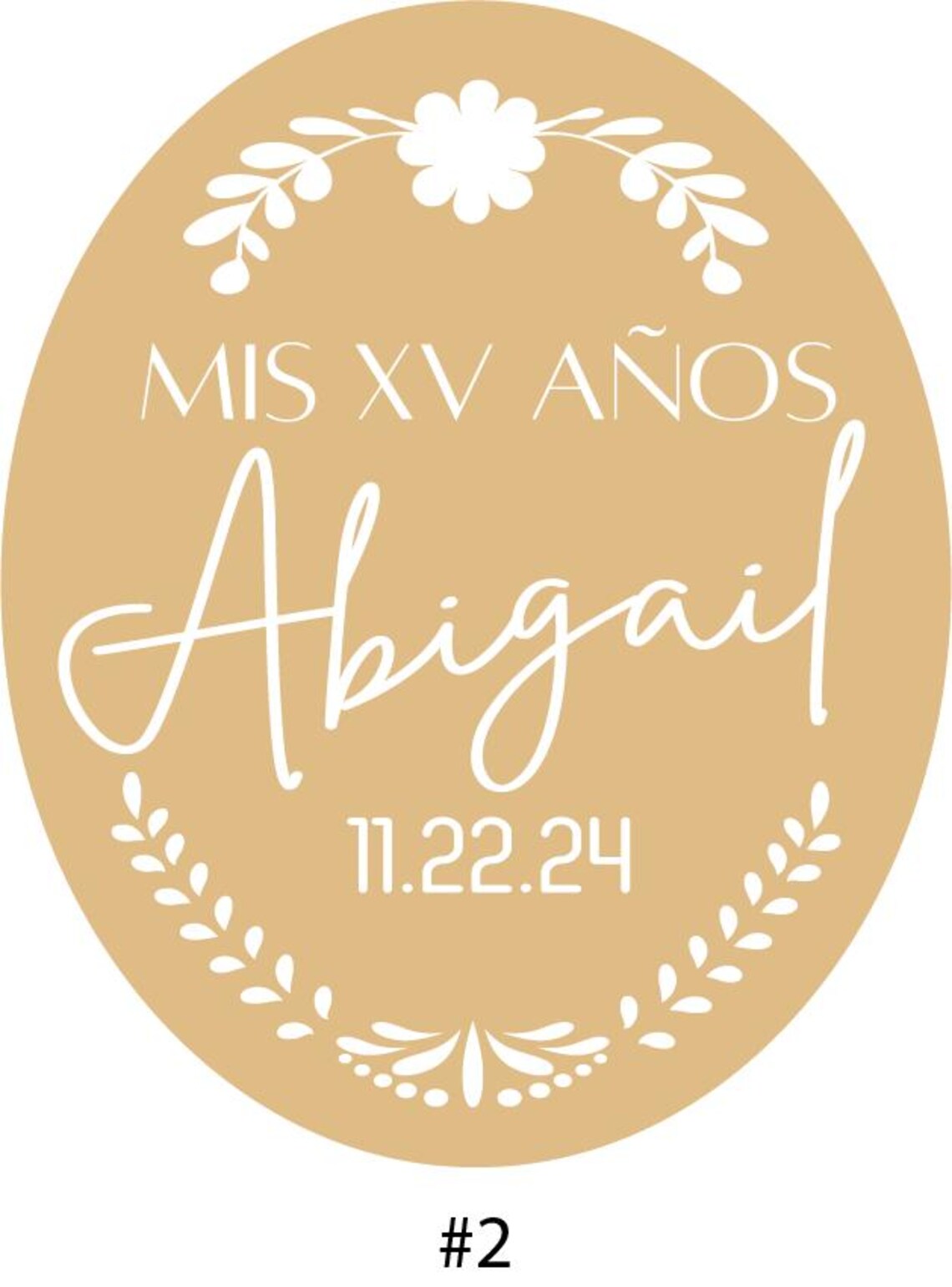 Personalized Mis XV Años Stickers: Talavera Quinceañera Favors - Etsy