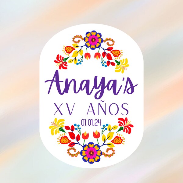 Stickers Mis Xv Años - Etsy