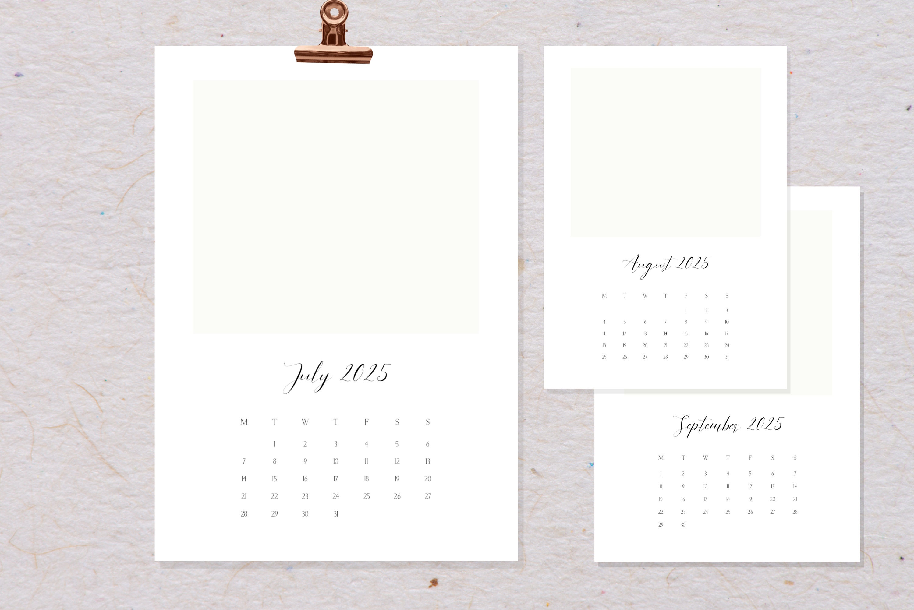 DIY Calendar 20242025 Print Template Digital Download to Design ...