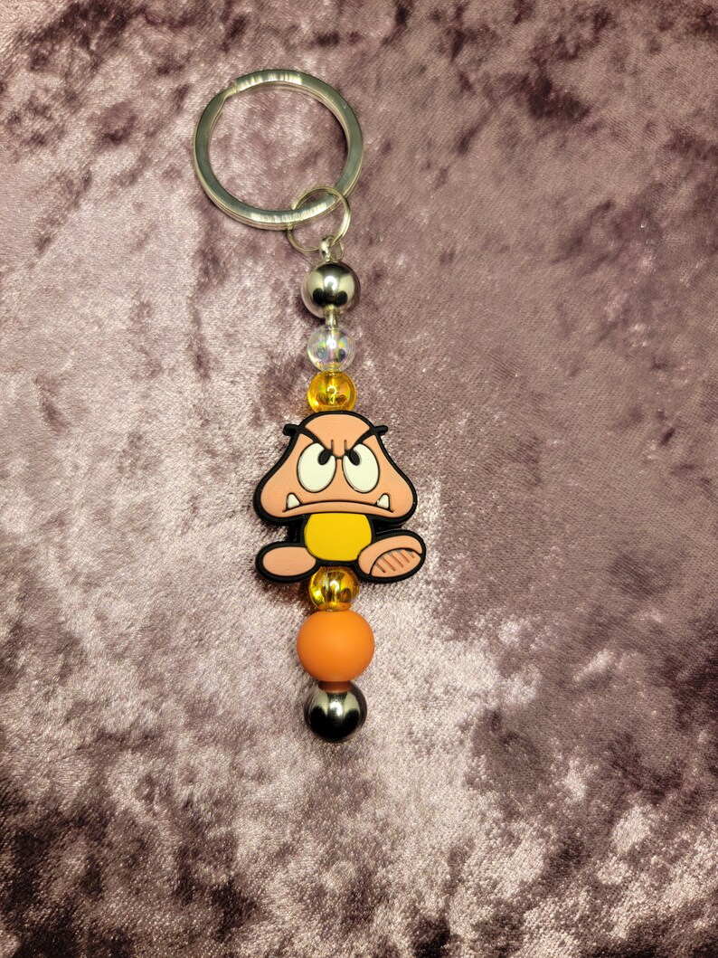 Mean Goomba Keychain - Etsy