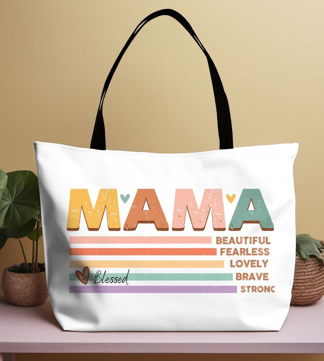 Mama Weekender Tote Bag, Large Tote Bag for Mom, Mother's Day Gift, Birthday Gift for Mom, Gift ...