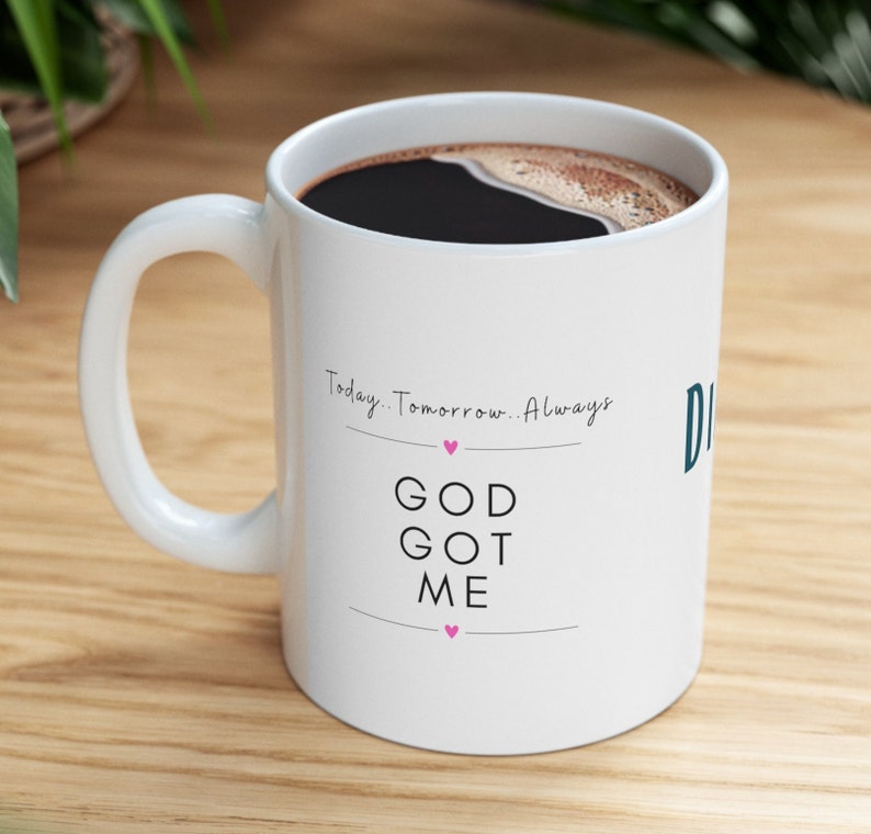God Got Me Mug Faith Coffee Cup, Personalized Christian Mug ...