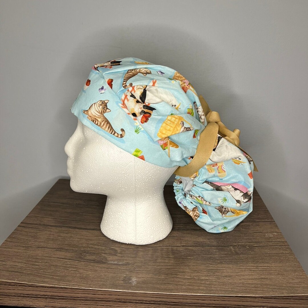 Bouffant Style Scrub Cap - Etsy
