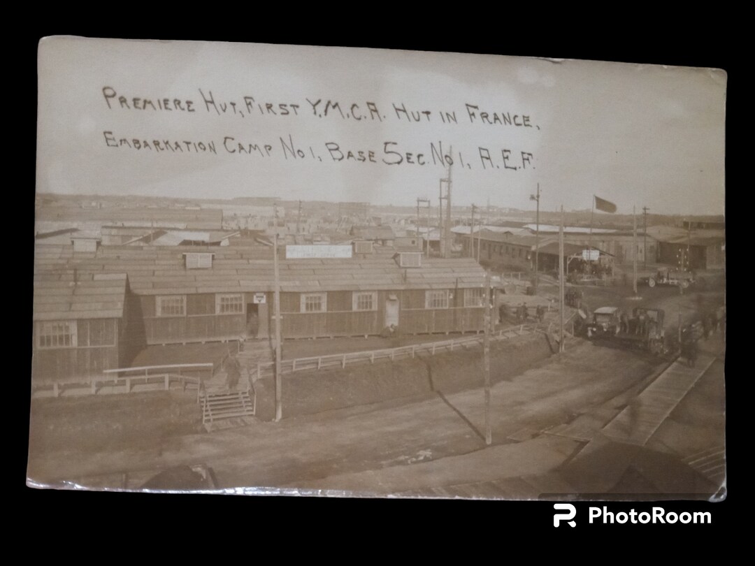 WW1 Postcards First YMCA HUT to Be Built in France - Etsy