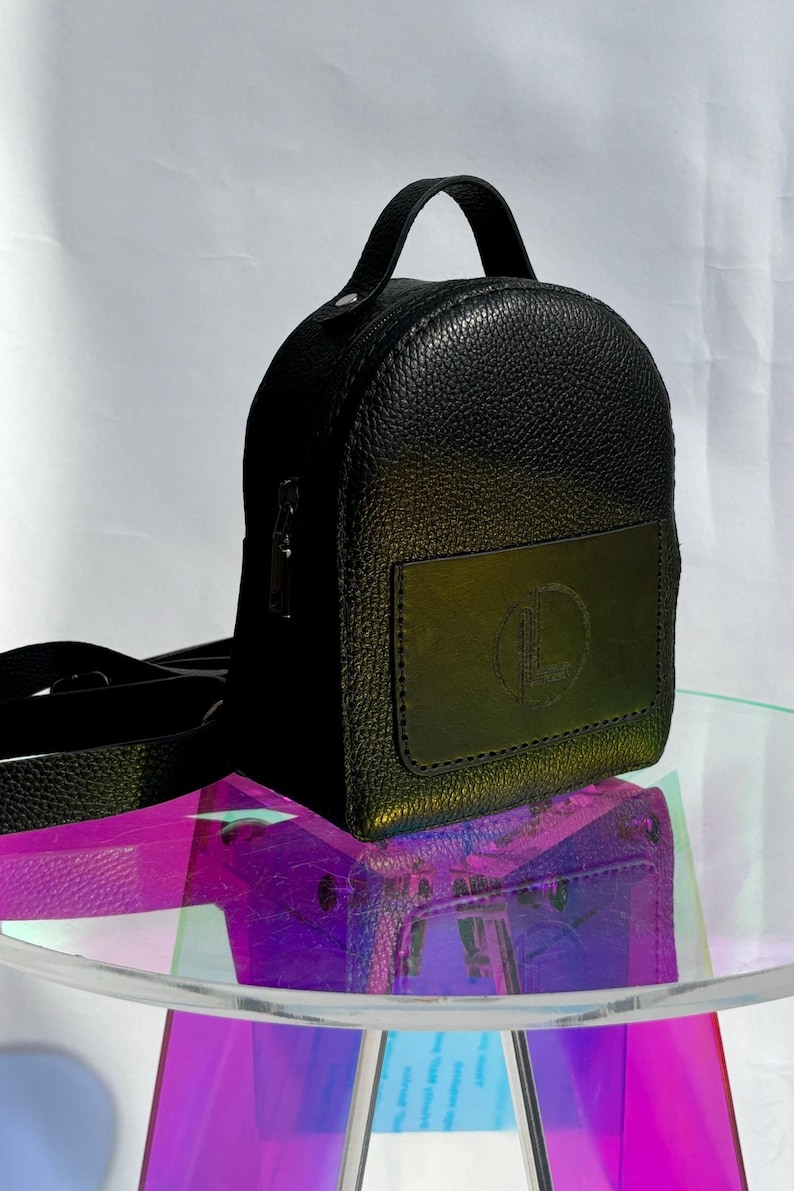 Handmade Leather Mini-backpack - Customizable - Etsy