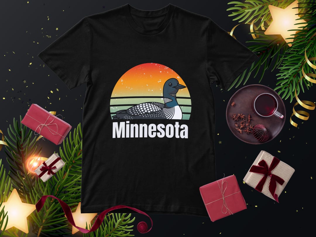 Minnesota PNG T-shirt, Minnesota Rebel T-shirt, Bird Loon, Mn Rebel ...