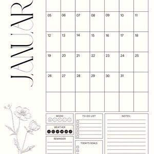2025 Digital Planner: Digital Calendar Template, Daily, Weekly, Monthly ...