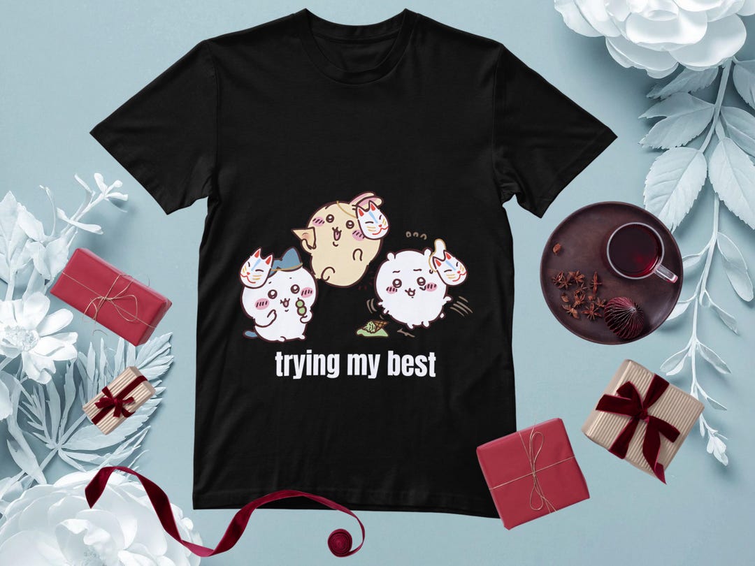 Chiikawa Shirt | Chiikawa Png T-shirt | Chiikawa Japanese Cute Kawaii ...
