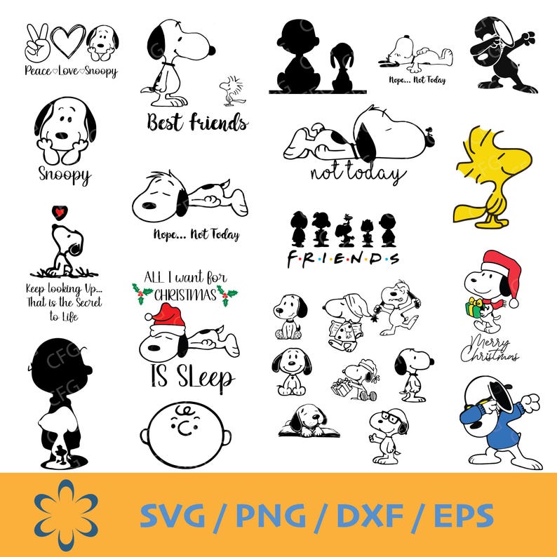 Snoopy Svg Bundle, Snoopy Christmas Svg Cut Files for Cricut, Digital Download-png - Etsy Australia