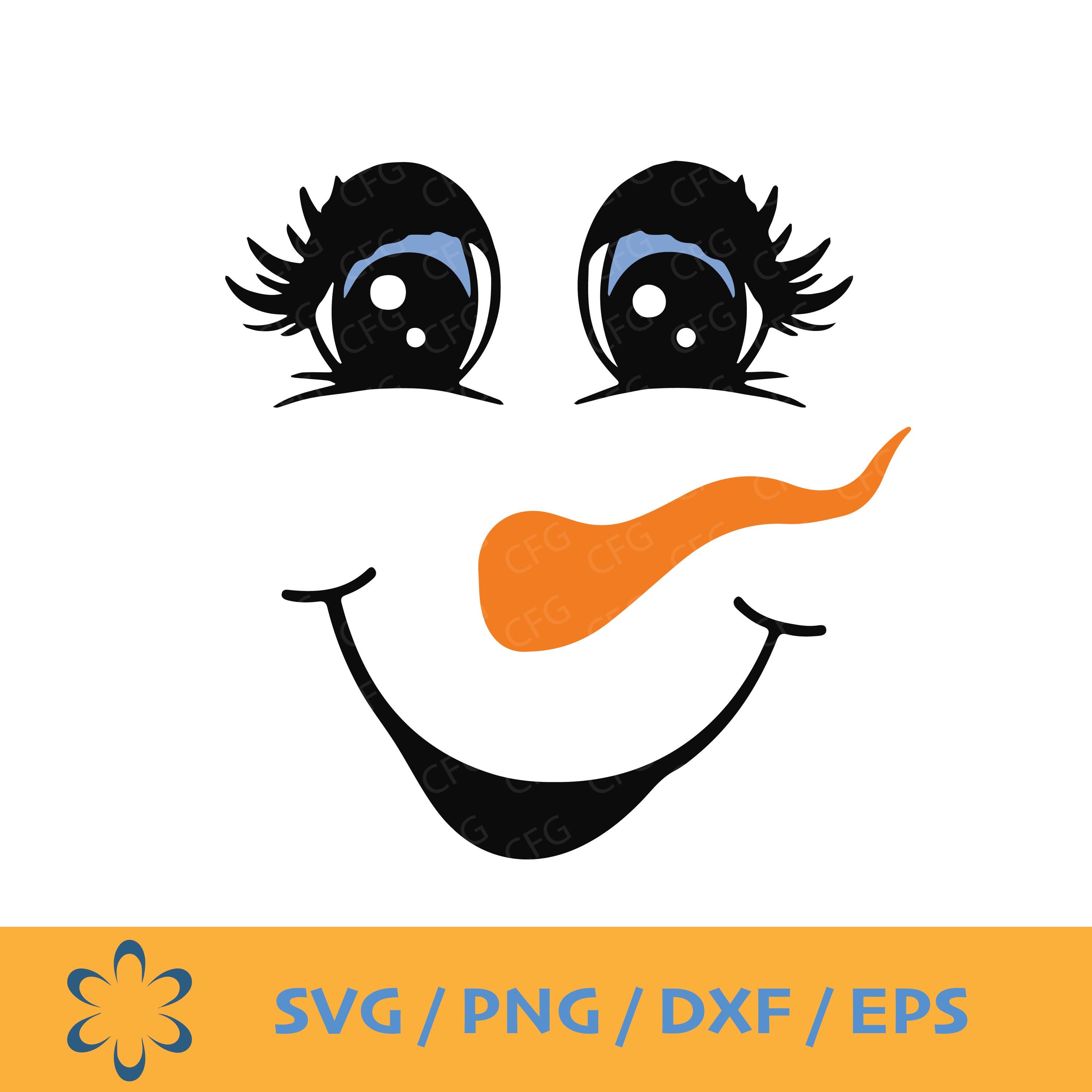 Snowman Svg | Snowman Faces Svg | Christmas Svg | Snowman Girl Svg ...