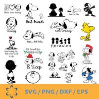 Snoopy Svg - Etsy