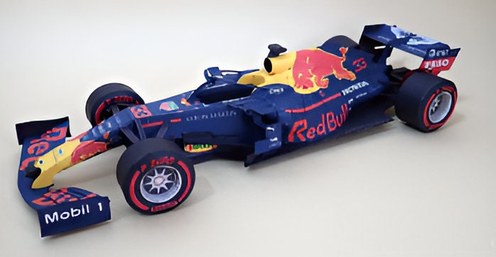 F1 Race Car Printable Activity Sheets F1 Car Paper Model - Etsy