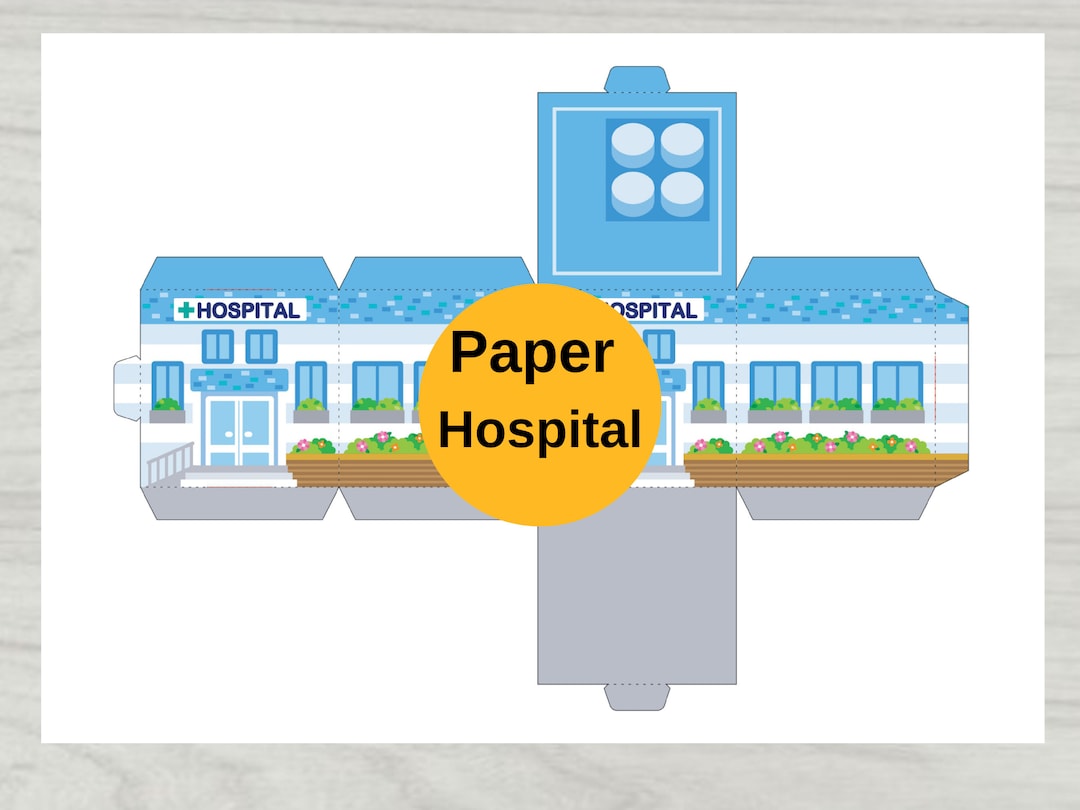 Paper Hospital Printable Activity Sheets Instant Download - Etsy