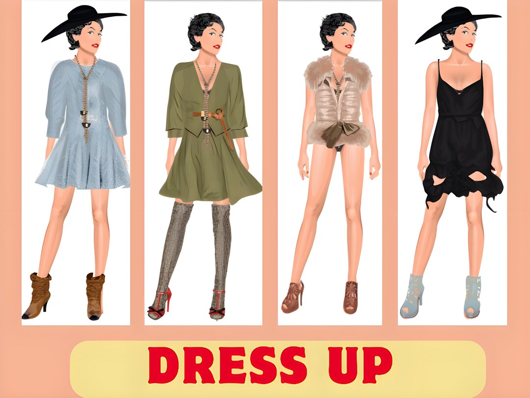 Printable Paper Doll Dress up Paper Doll Kids Toys - Etsy Australia