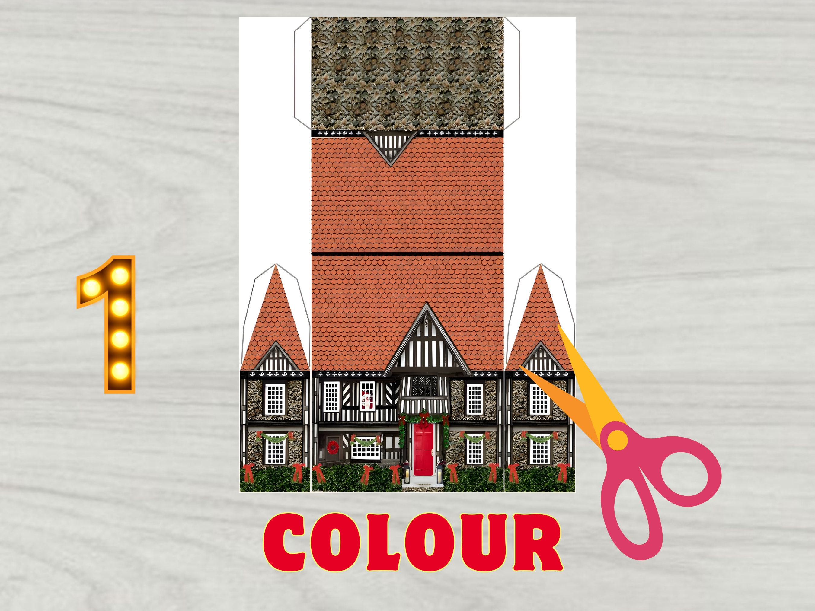 Paper House Printable Activity Sheets Instant Download - Etsy