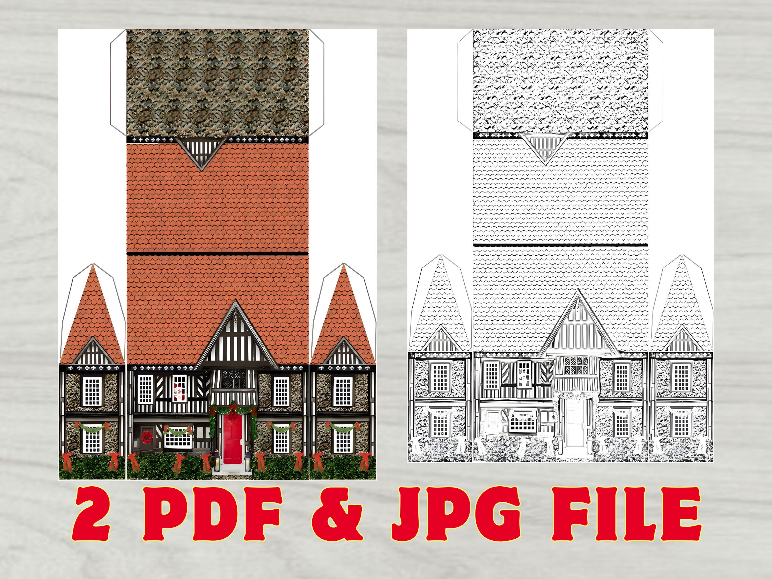 Paper House Printable Activity Sheets Instant Download - Etsy