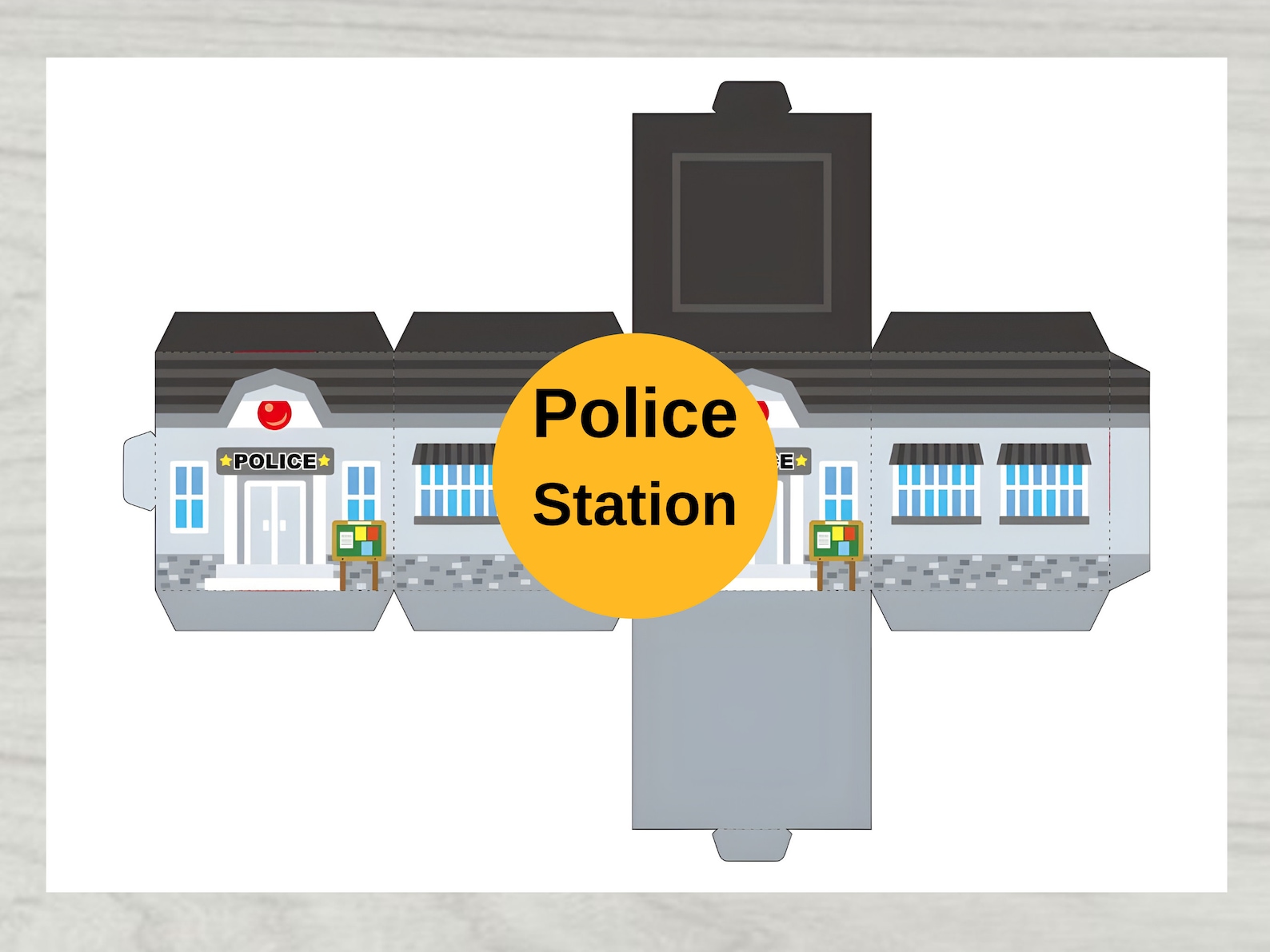 Paper Police Station Activity Sheets Instant Download - Etsy