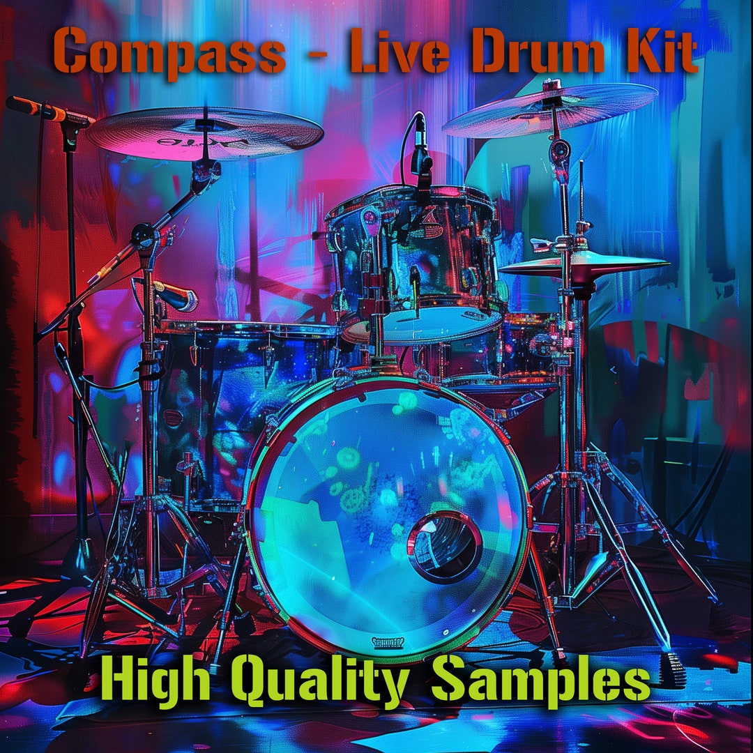 Pixel Recoil - Compass Live Drums Sample Pack - Etsy