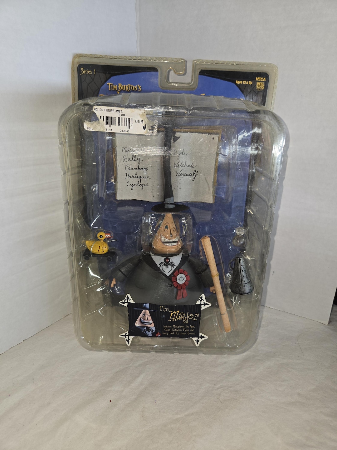 Nightmare Before Christmas ~ the Mayor Action Figure ~ Series 1 ~ Tim ...
