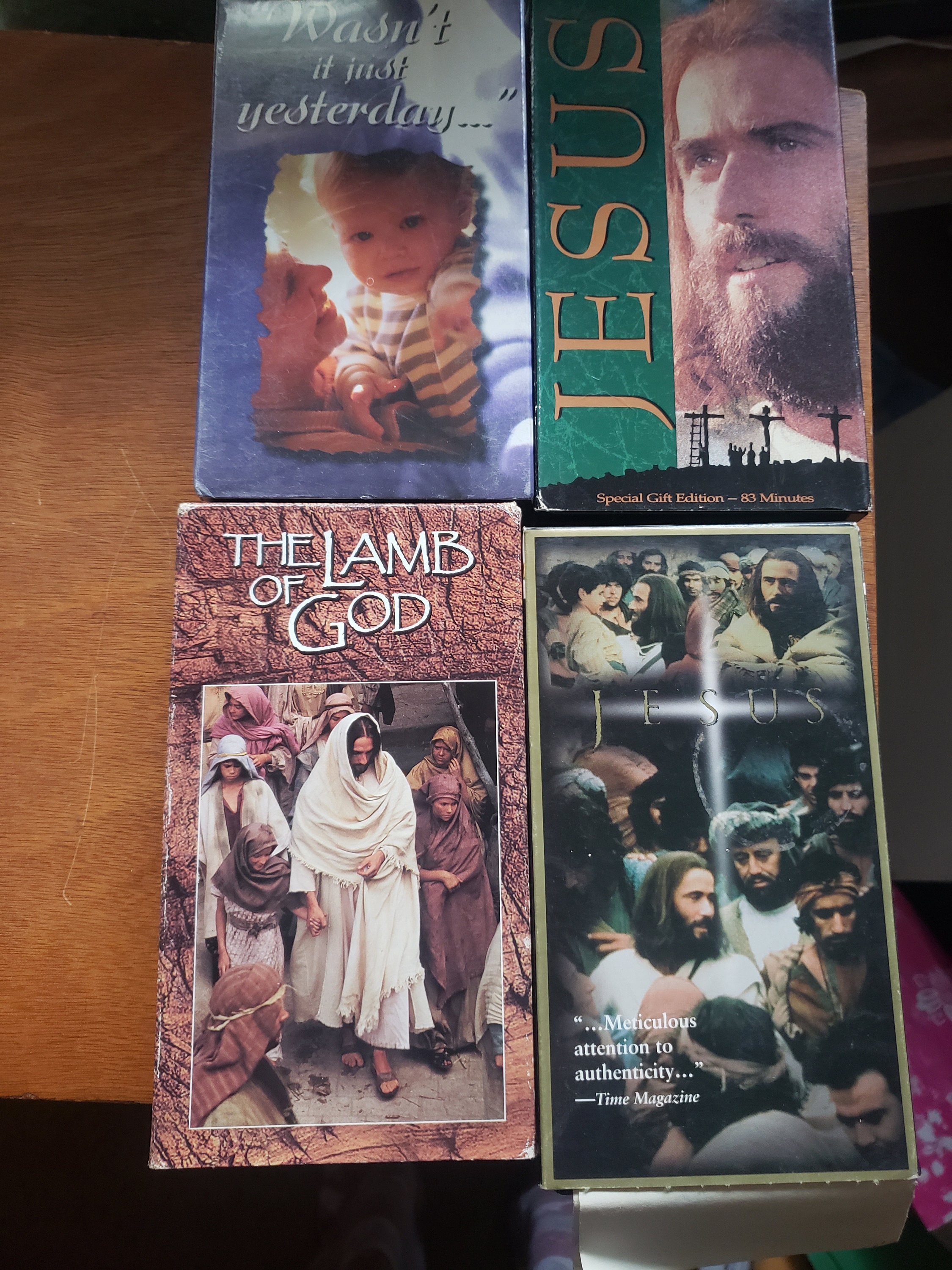 Religious Christian VHS Tapes Jesus Lamb of God Set of 4 - Etsy