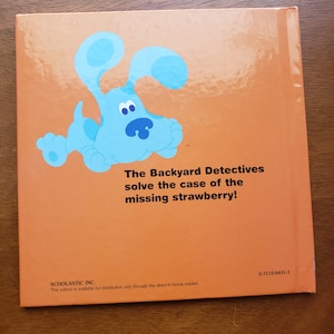 Blue's Clues Scholastic Nick Jr. Book Club - Blue's Backyard Mystery ...
