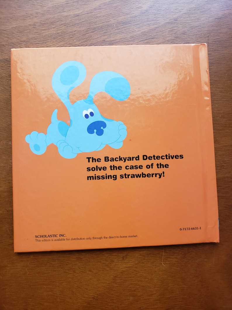 Blue's Clues Scholastic Nick Jr. Book Club - Blue's Backyard Mystery ...