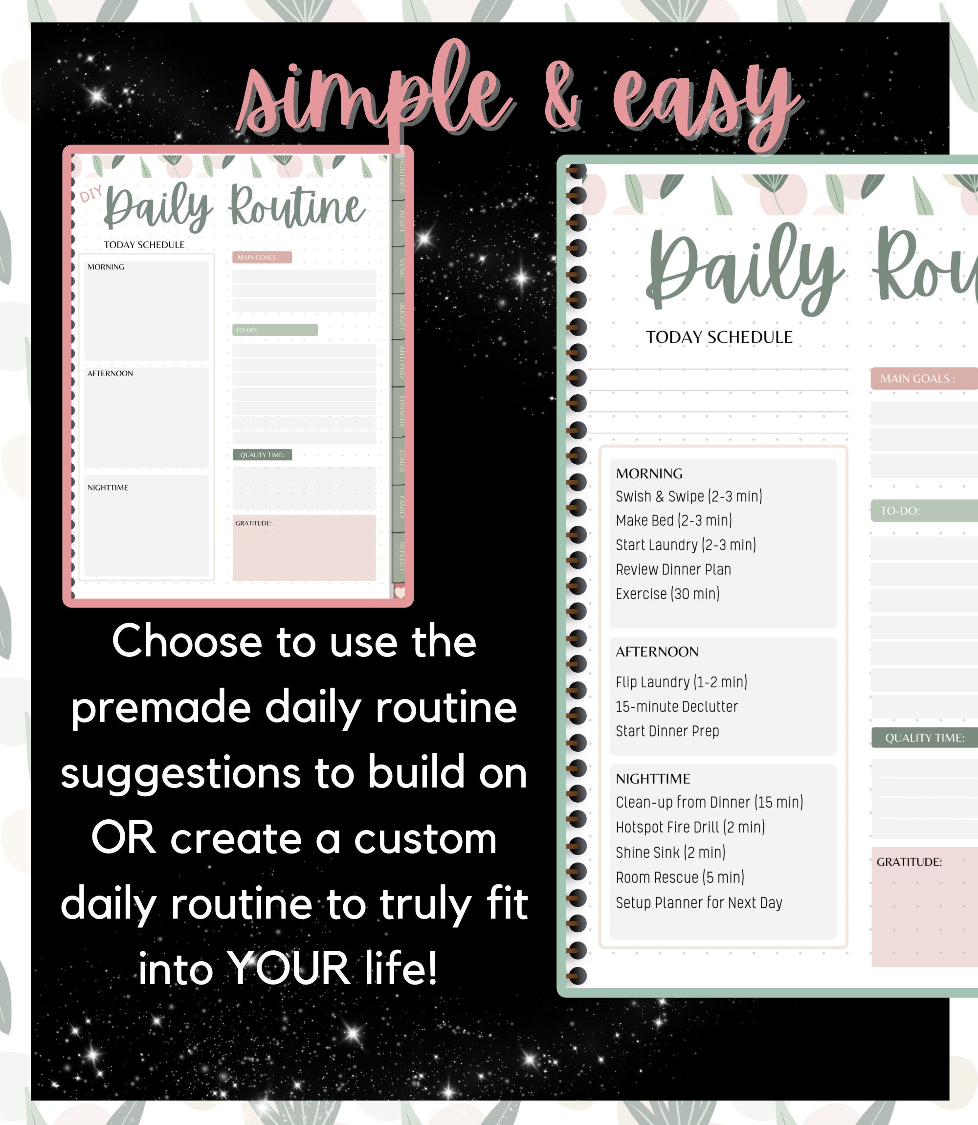 Flylady Digital Control Journal | ADHD Cleaning Tracker | Budget ...