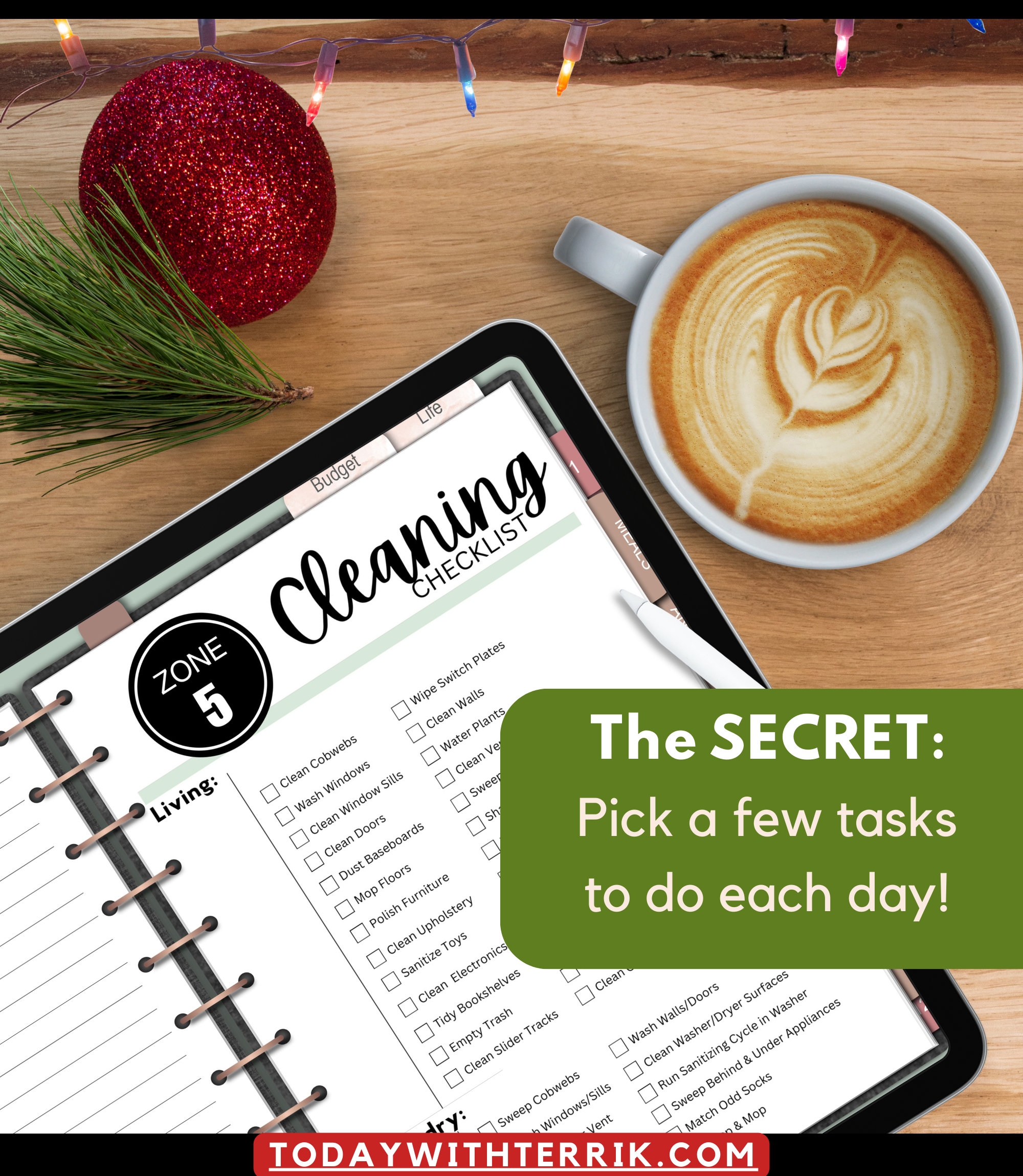 Flylady Digital Control Journal | ADHD Cleaning Tracker | Budget ...