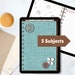 Realistic Notebook BUNDLE, 5 Subject Notebooks, Journal, Digital Notes ...