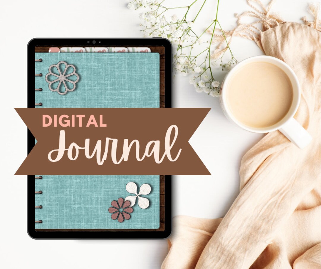 Traditional Notebook Realistic Digital Notebook, 5 Subject Notebook ...