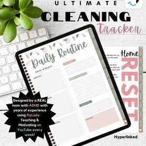 Flylady Digital Control Journal | ADHD Cleaning Tracker | Budget ...