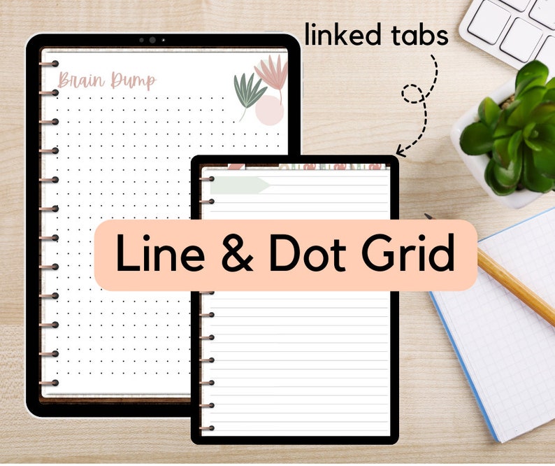 Realistic Digital Notebook 5 Subject Notebook Journal - Etsy