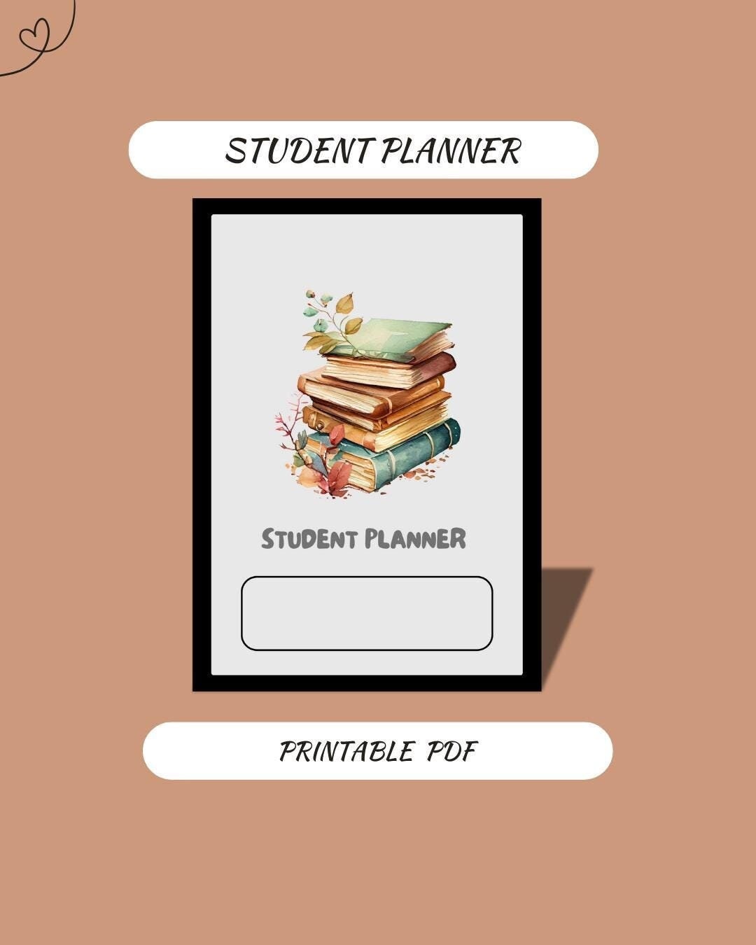 Printable Student Planner 2025, Daily, Weekly, Class Schedule Homework ...