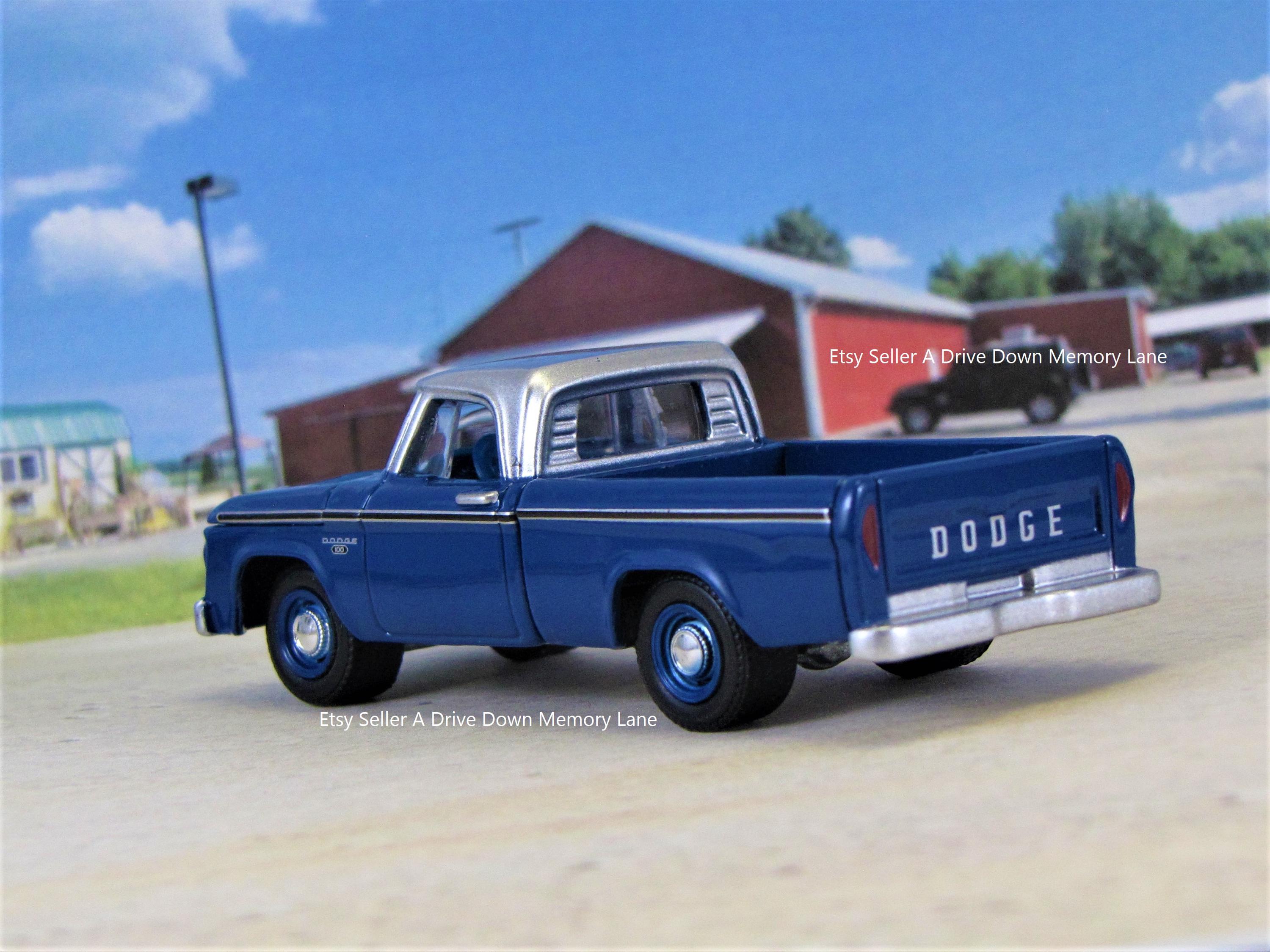 1961 1962 1963 1964 1965 Dodge D100 Pickup Truck Classic 1/64 S Scale ...