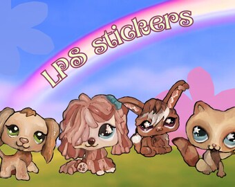 LPS Popular Mean Girls Crossover Durable Vinyl Sticker Littlest Pet ...