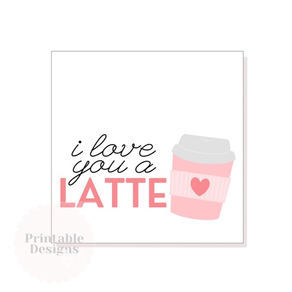 I Love You a Latte - Etsy