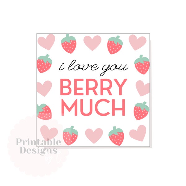 Love You Berry Much - Etsy