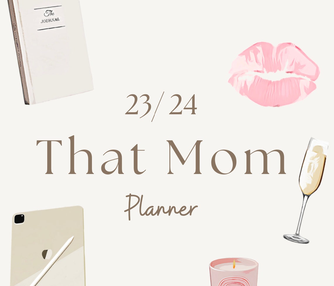 Digital Mom Planner: Vision Boards, Monthly & Weekly Planning, Self ...