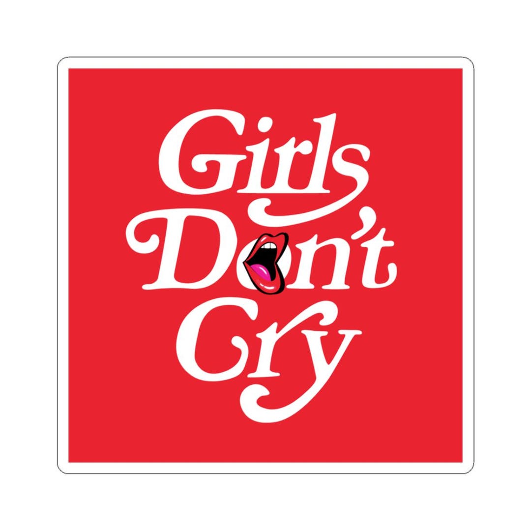Bold Girls Don't Cry Kiss-cut Stickers, Fun Laptop Decal, Inspirational ...