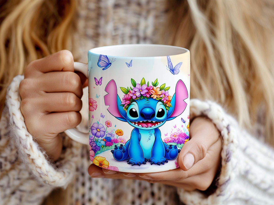 Stitch Mug Wrap Sublimation Template, 11oz & 15oz Designs, Instant ...