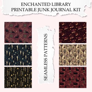Enchanted Library Junk Journal Kit: Mystical Ephemera (digital Download ...