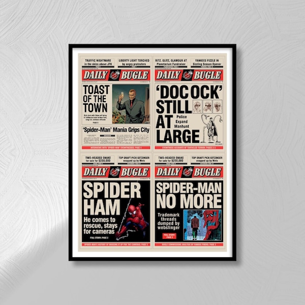Daily Bugle Poster - Etsy