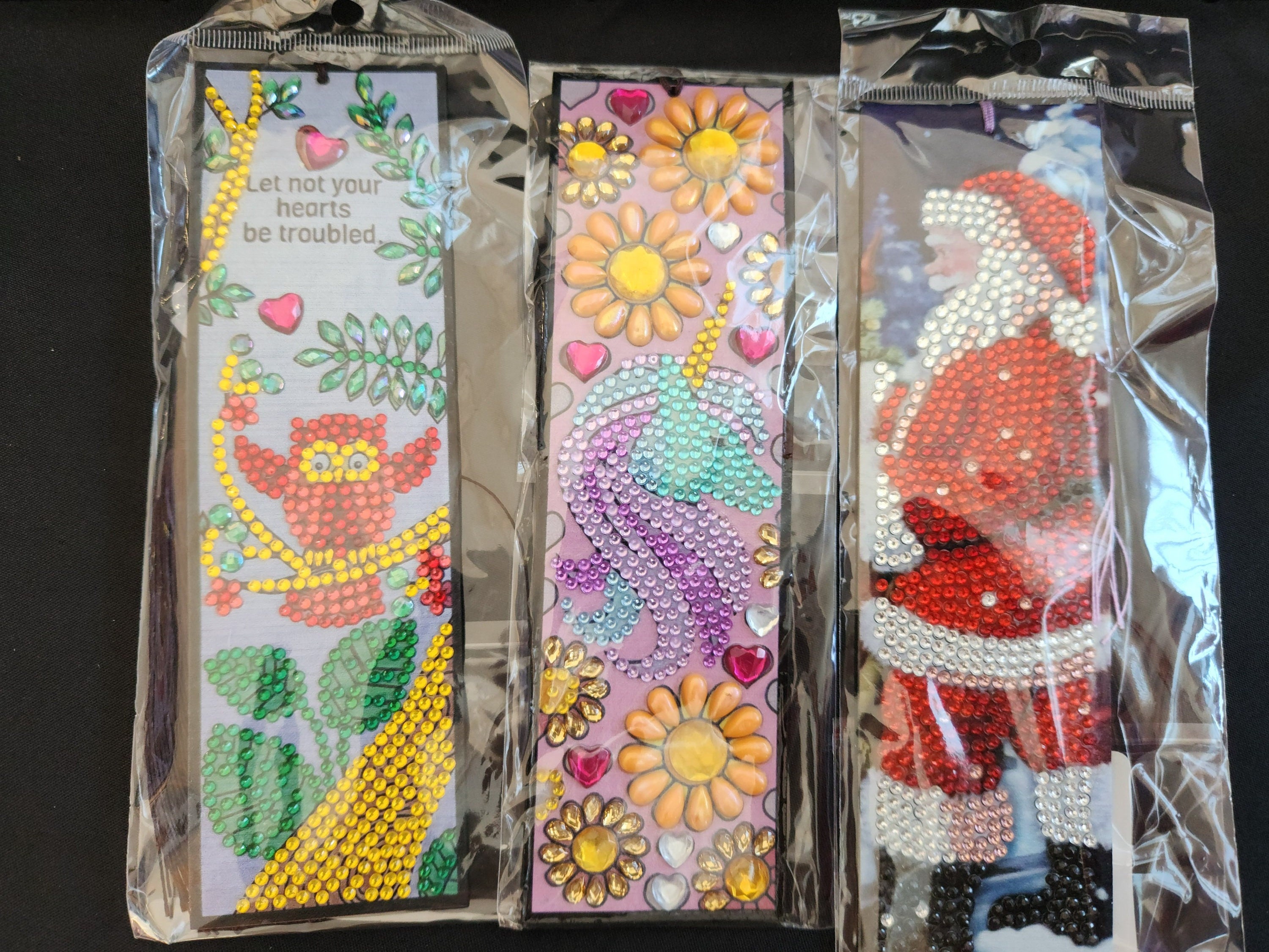 Diamond Art Bookmarks, Faux Leather - Sealed and Finished! Multiple ...